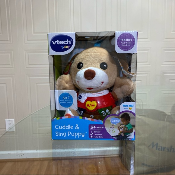 vtech | Toys | Brand New Vtech Baby Cuddles Sing Puppy Up Teaches First ...